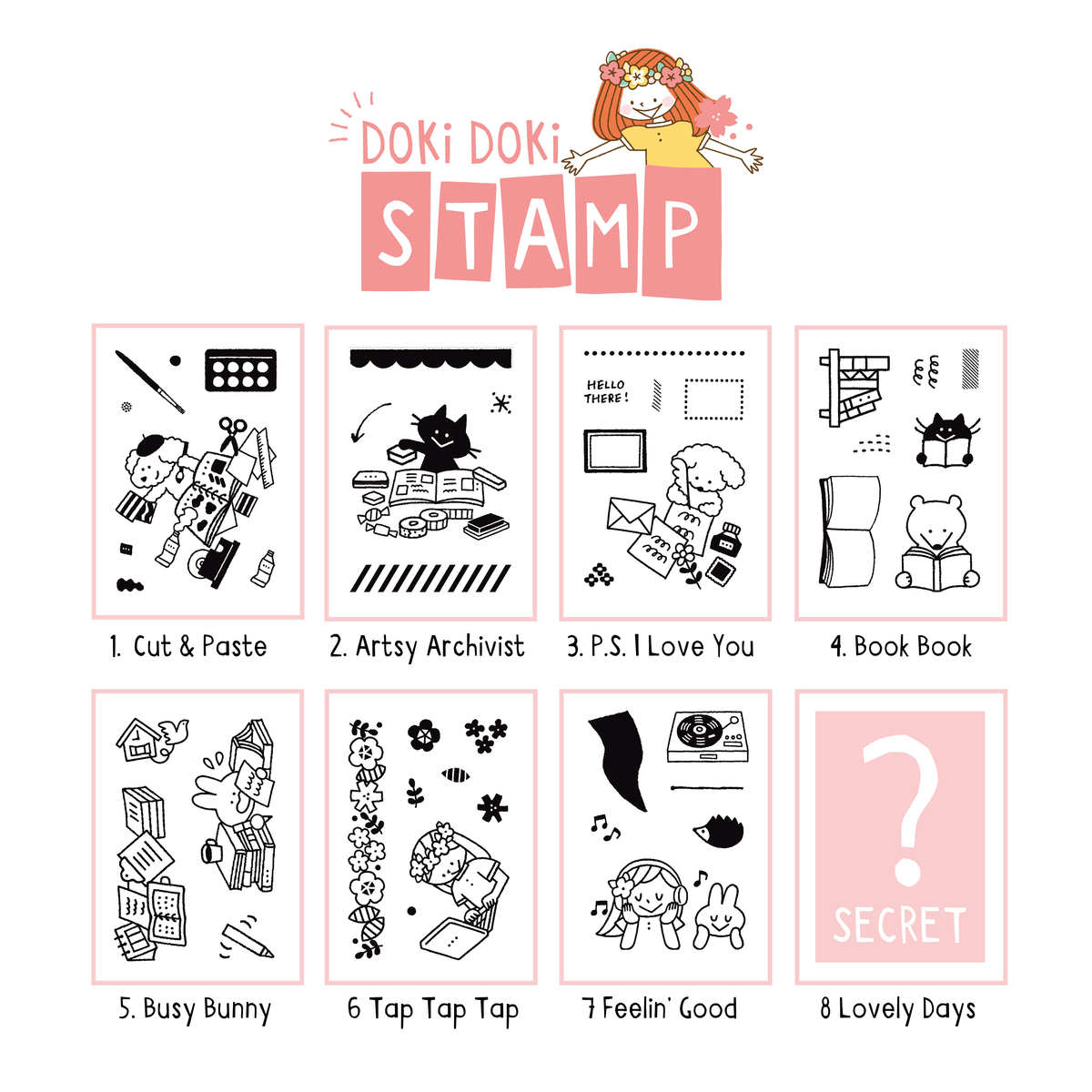 Doki Doki Stamp #001 – SAKURALALA